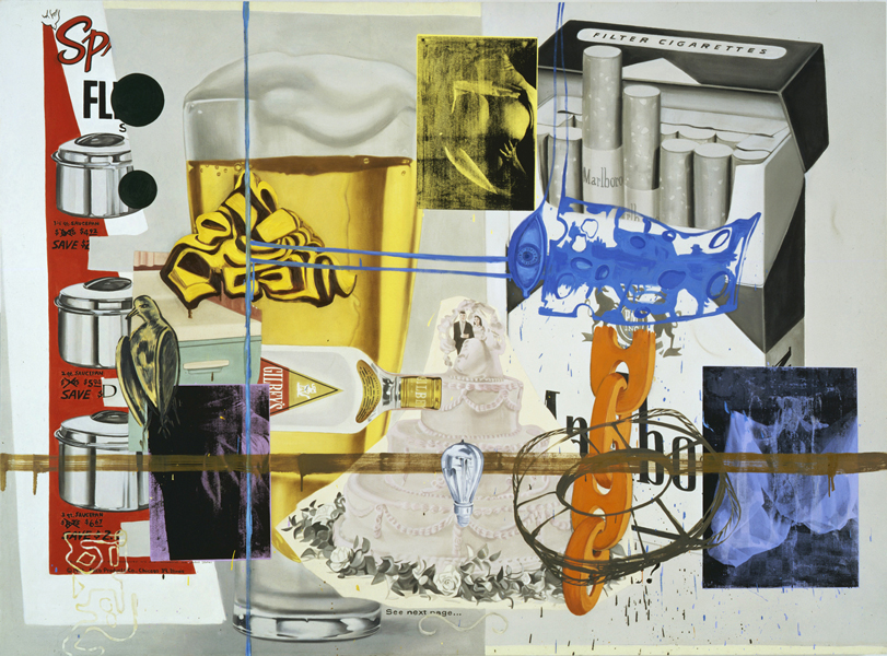 David Salle | Exit Laughing, 1993